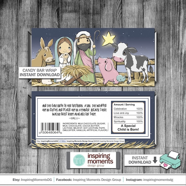 Religious Candy Bar Wrapper - Etsy