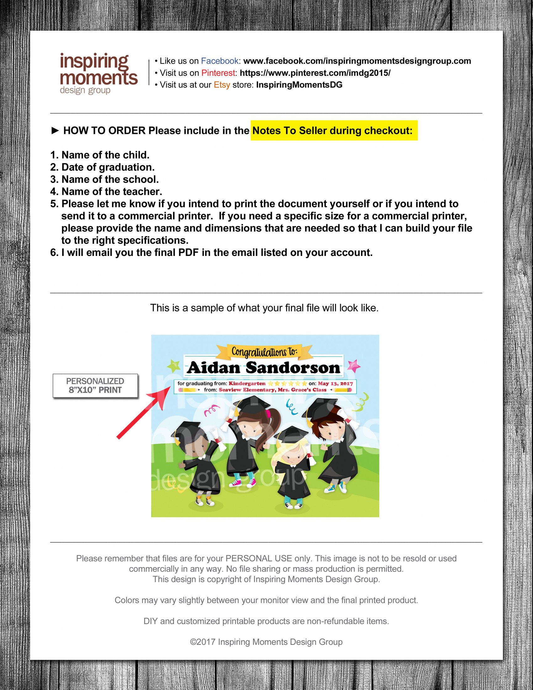 Graduation Sign Personalized Kindergarten First Grade | Etsy