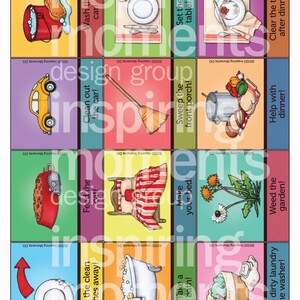 INSTANT DOWNLOAD, Printable Kids Chores, Summer Chores, Children ...