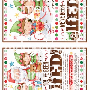 You've Been Elfed Flyer Printable Neighborhood Fun - Etsy
