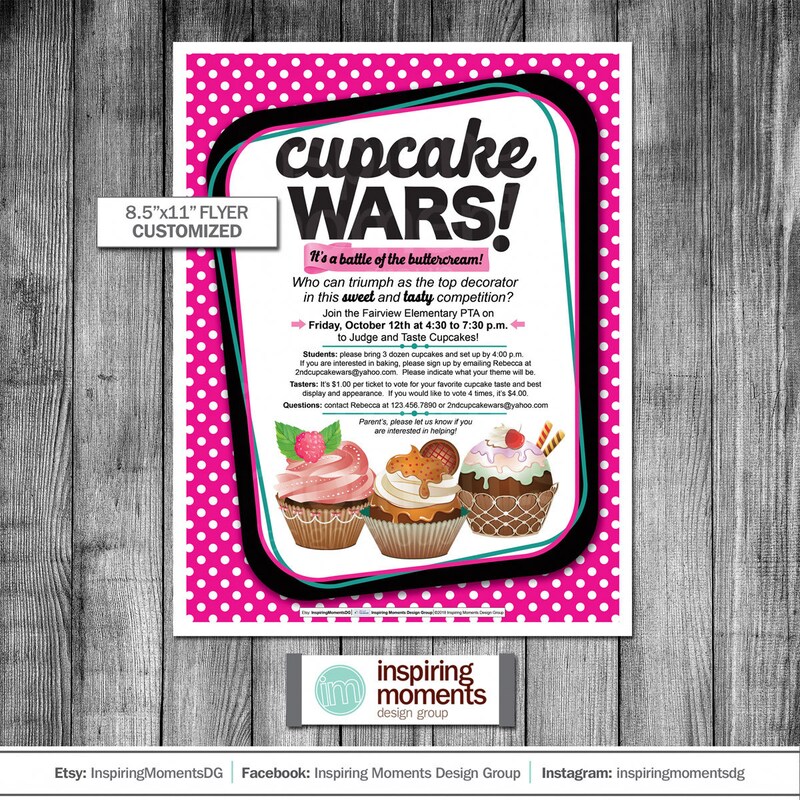 Cupcake Wars - Etsy