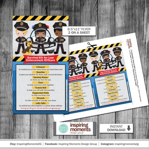 Police Appreciation Candy Poem Bag Tag: Law Enforcement K9 (instant ...