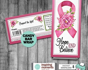 Cancer Awareness Candy Wrapper - Etsy