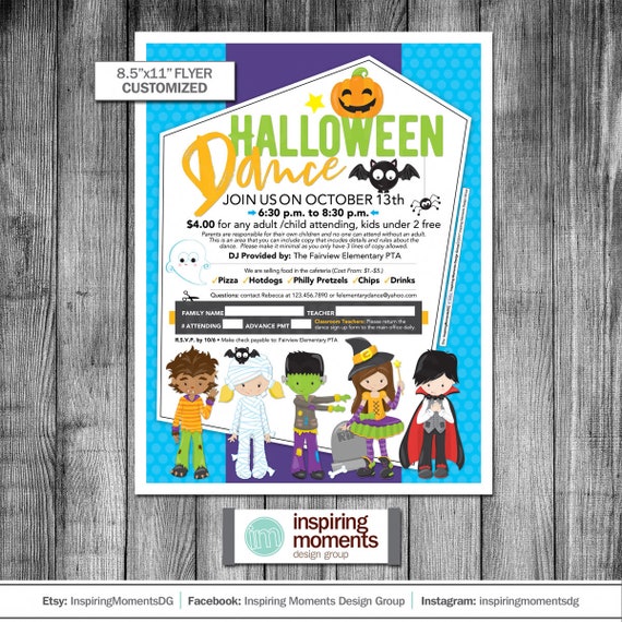 Halloween Dance Flyer Templates
