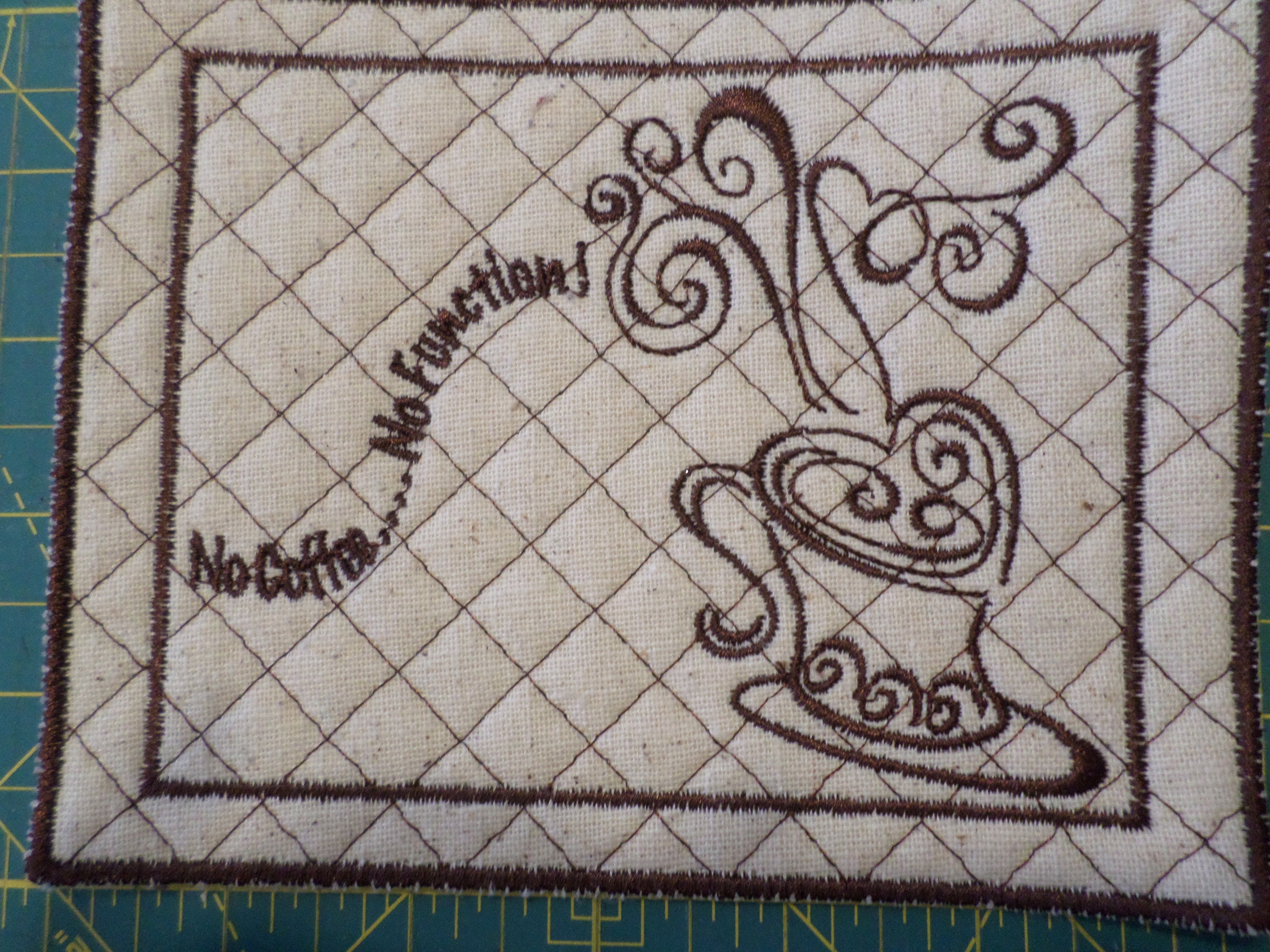 Handmade Cute Coffee Sayings Quilted Mug Rug Snack Mat or | Etsy