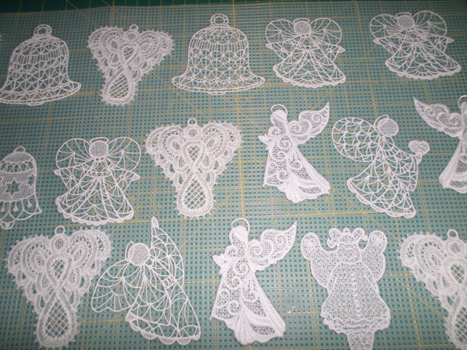 Enjoy Lacey FSL Angels, Bells, Snowmen and Other Christmas Ornaments to ...