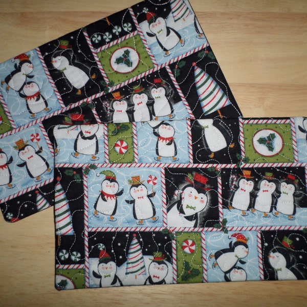 Penguin Mug Rug - Etsy