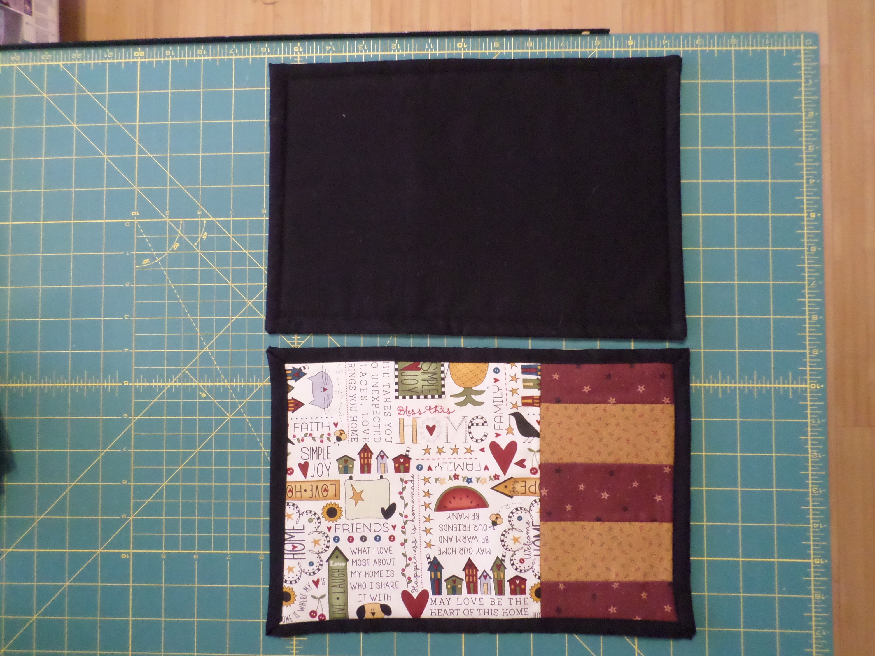 Handmade Quilted Family Sayings Mug Rugs or Mini Placemats - Etsy