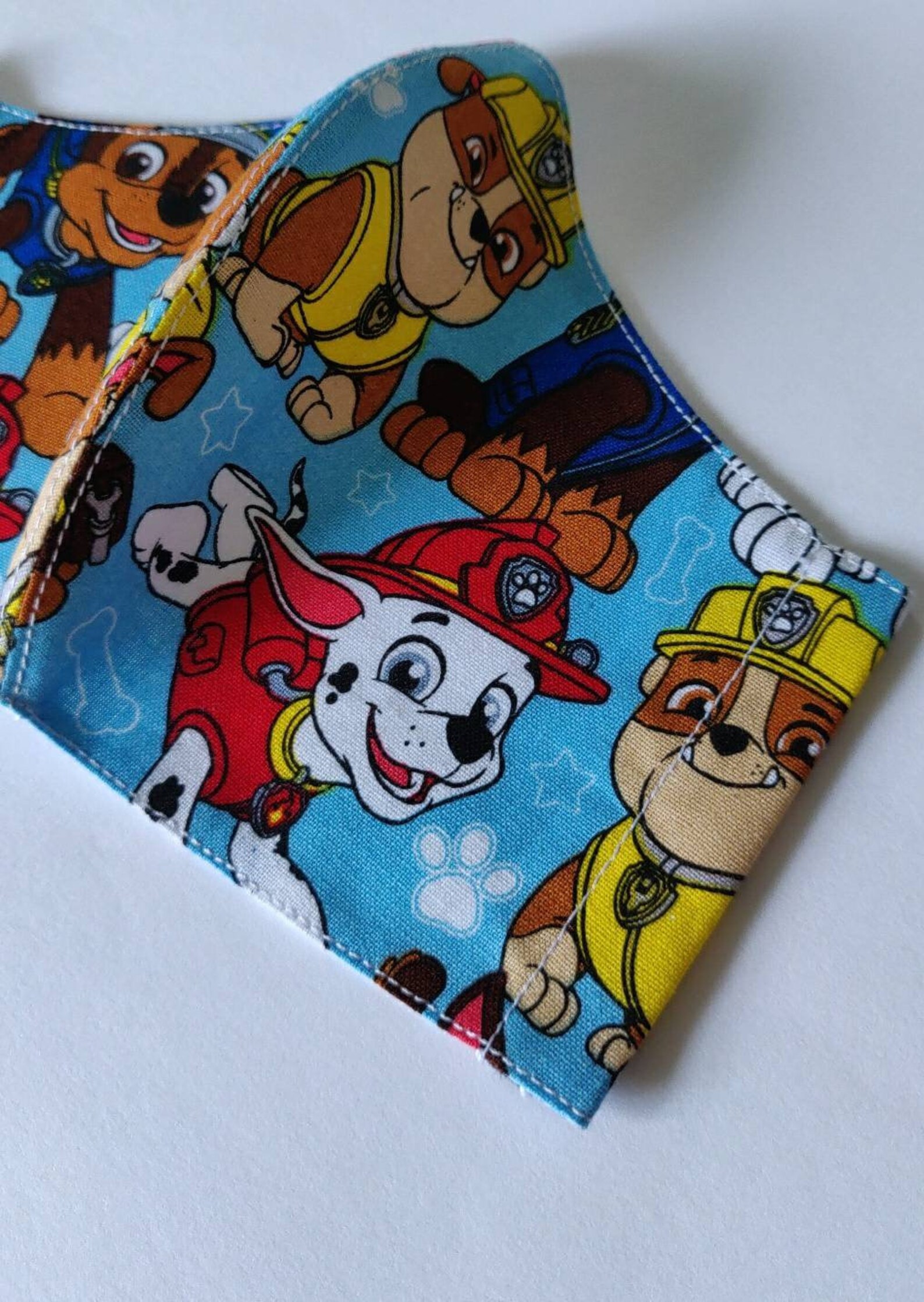 Paw Patrol Face Mask Cotton Line Handmade Reusable and | Etsy