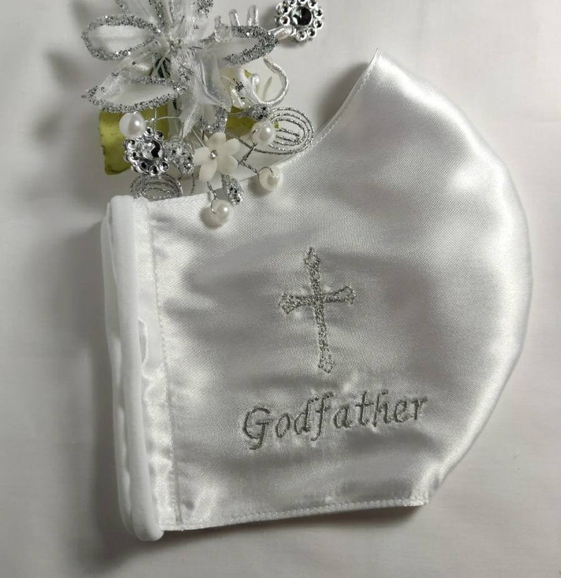 Baptism Face Masks Godfather Godmother Masks Church Masks - Etsy