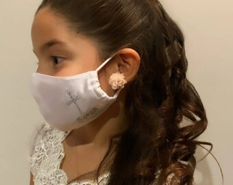 Personalized Confirmation Mask Holy Masks Gold Cross | Etsy