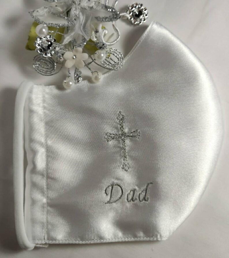 Baptism Face Masks Godfather Godmother Masks Church Masks - Etsy