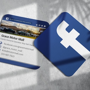 Facebook | Social Media Cards | Custom Business Cards | Mommy Calling ...