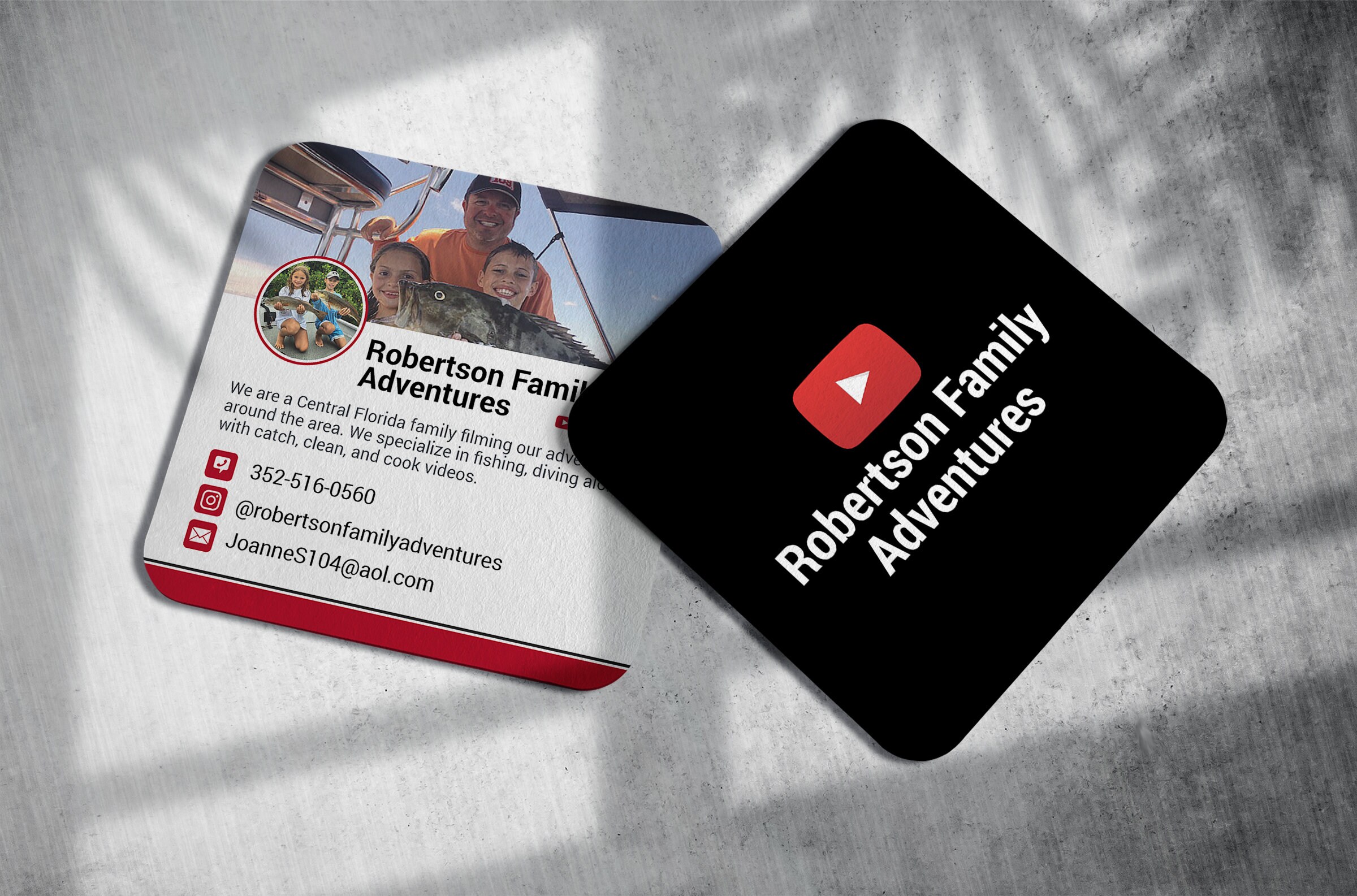 YouTube Social Media Cards Custom Business Cards Mommy | Etsy