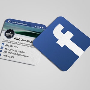 Facebook | Social Media Cards | Custom Business Cards | Mommy Calling ...