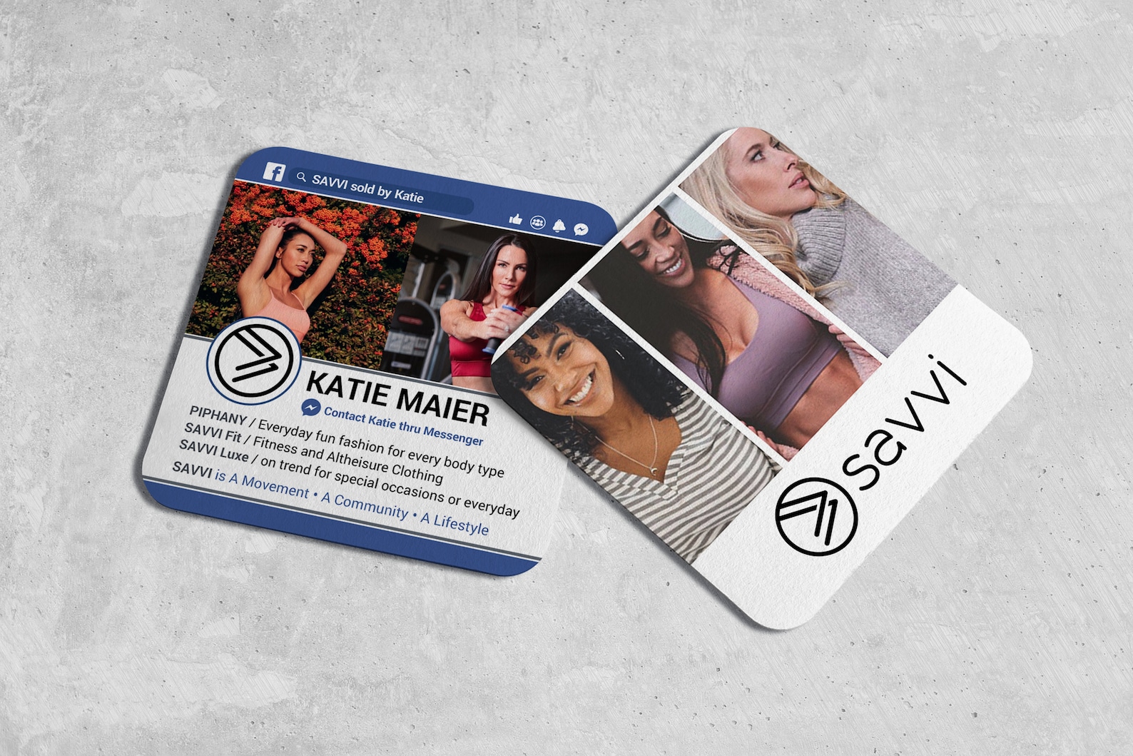 Facebook Social Media Cards Custom Business Cards Mommy | Etsy