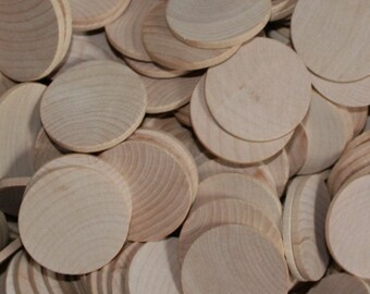 Round wood discs | Etsy