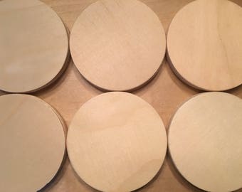 Wood circles | Etsy