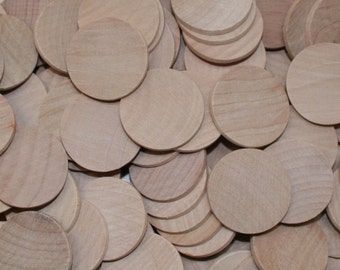Round wood discs | Etsy