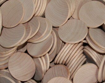 Round wood discs | Etsy
