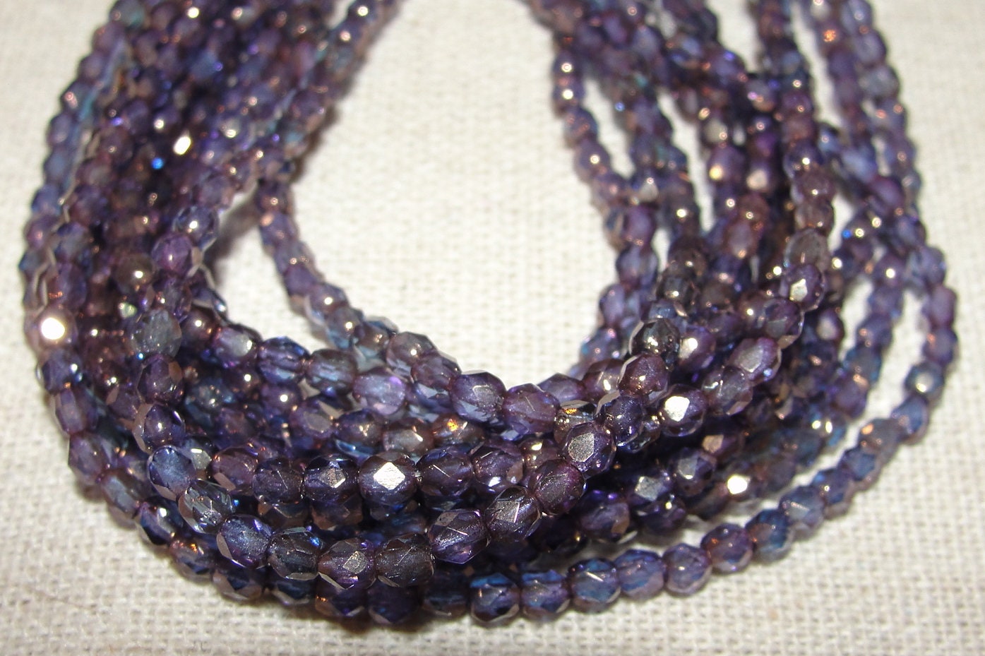 Firepolished Bead 3mm Patina Teal | Etsy