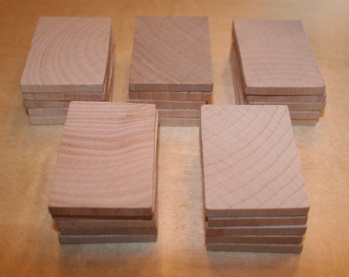 Unfinished Wood Rectangle Cutout 2-1/4 X 1-1/2 X 3/16 - Etsy