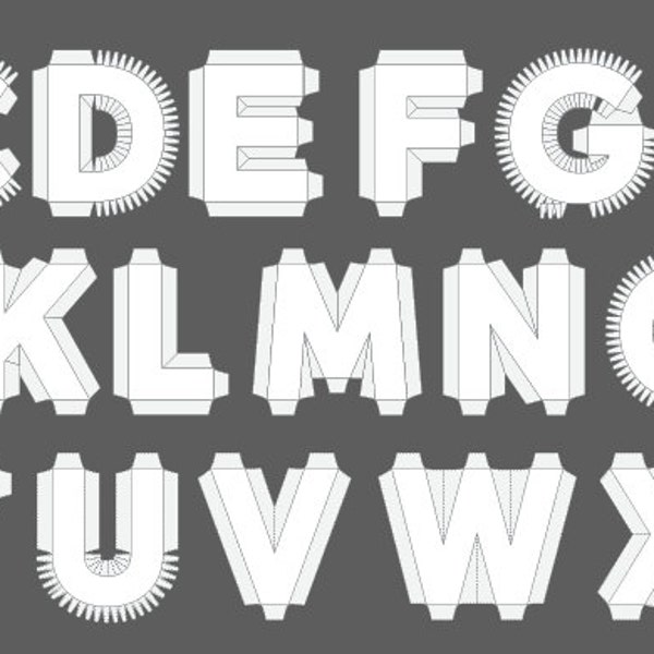 Alphabet Letter Boxes - Etsy