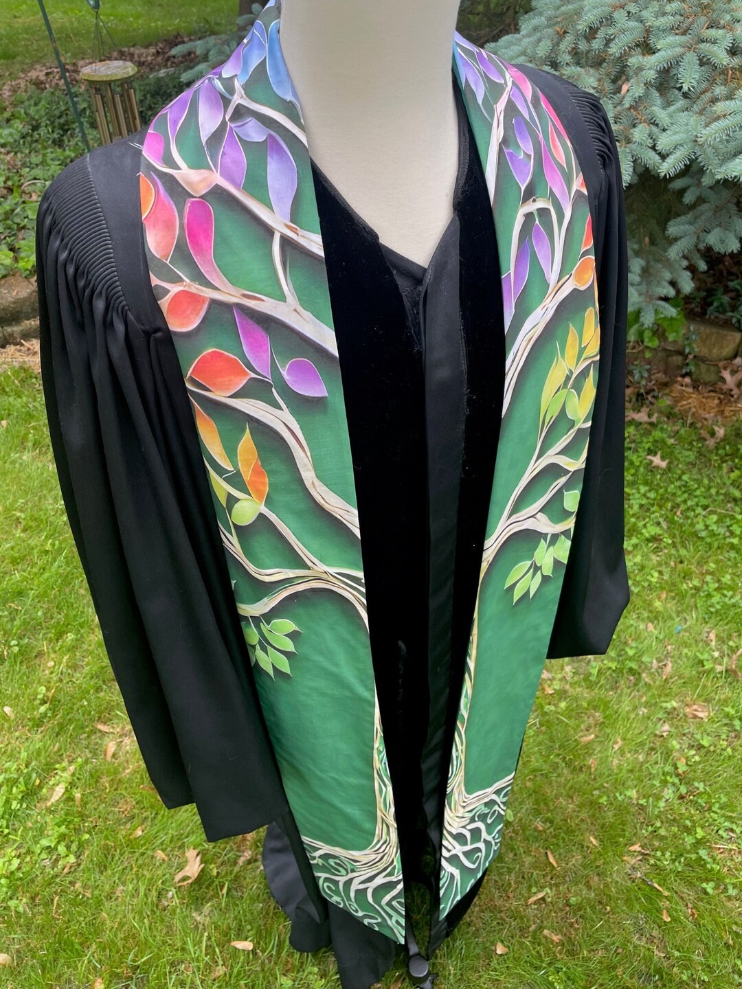 Tree of Life Papercraft Style Ordinary Time Clergy Stole - Etsy Canada