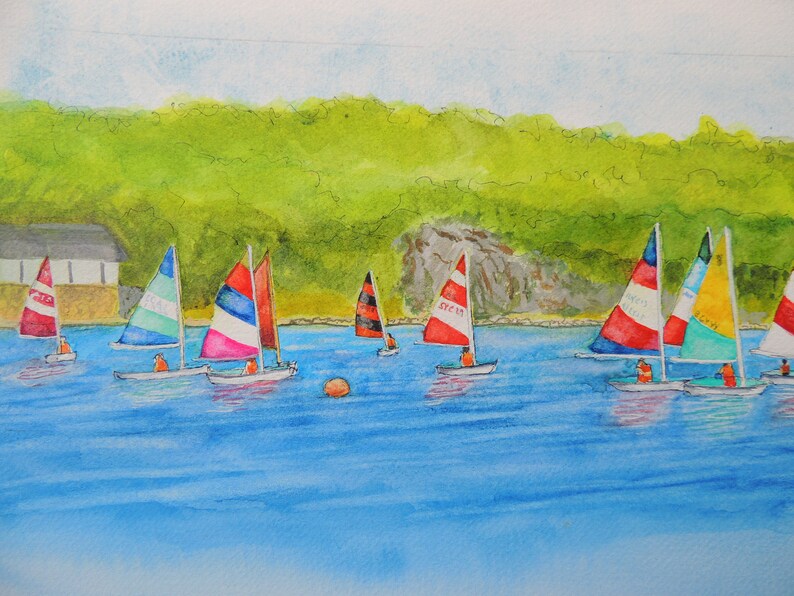 Mystic Ct Art Mystic Seaport Art Mystic Seaport Original Etsy