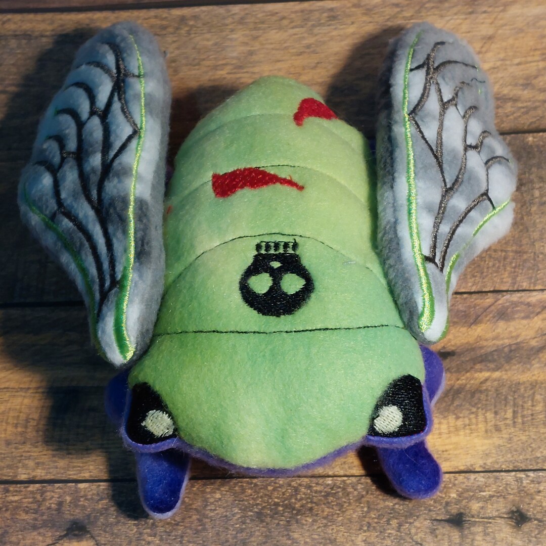 Creepy & Cute Zombie Cicada Plush Not Your Typical Cicada! Glow in the ...