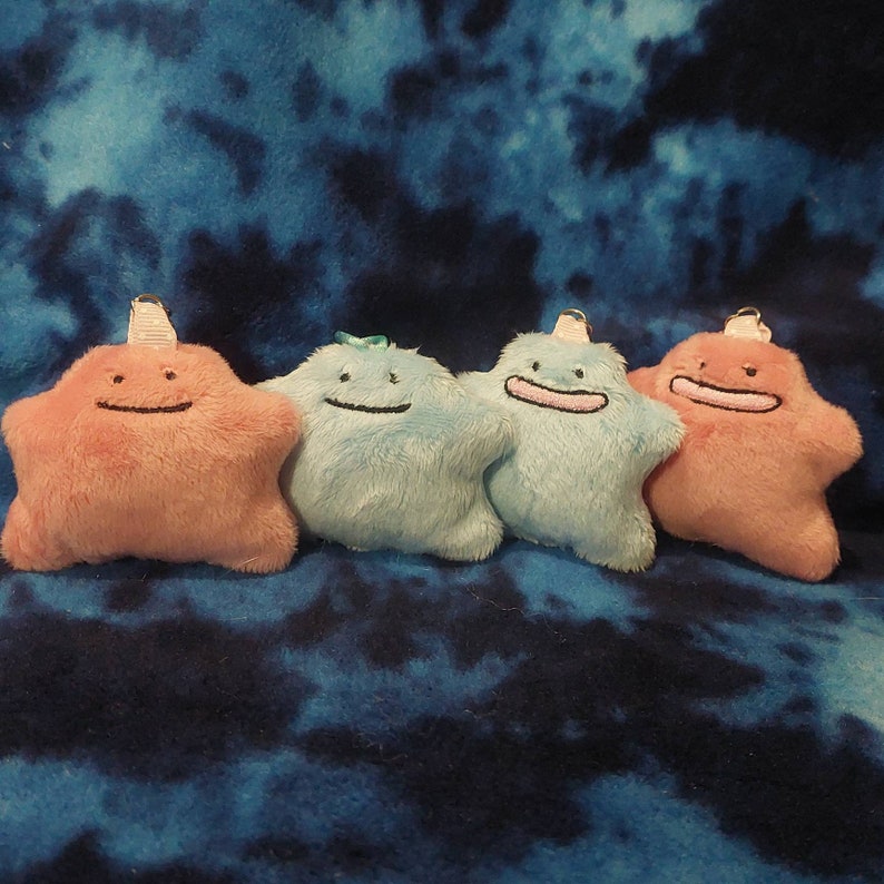Adorable Blob Mini Plush/keychain/backpack Charm - Etsy
