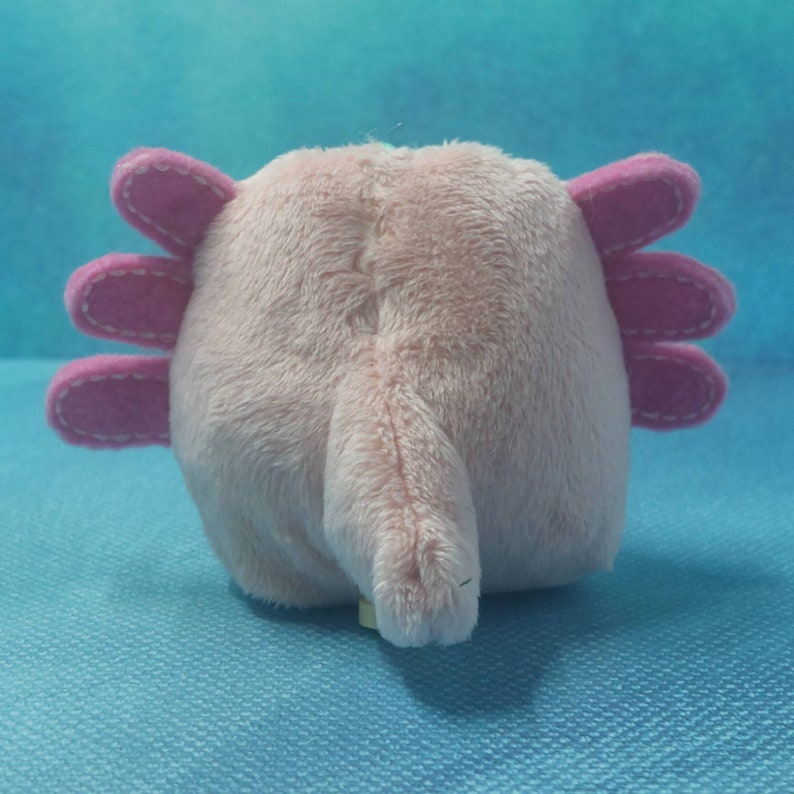 Chunky Axolotl Mini Plush/keychain/backpack Charm - Etsy
