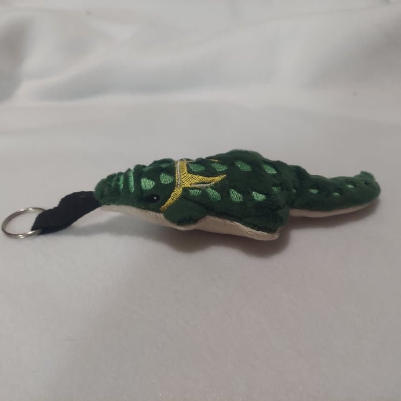 Croki Plush Lokigator Fanart Style Keychain | Etsy