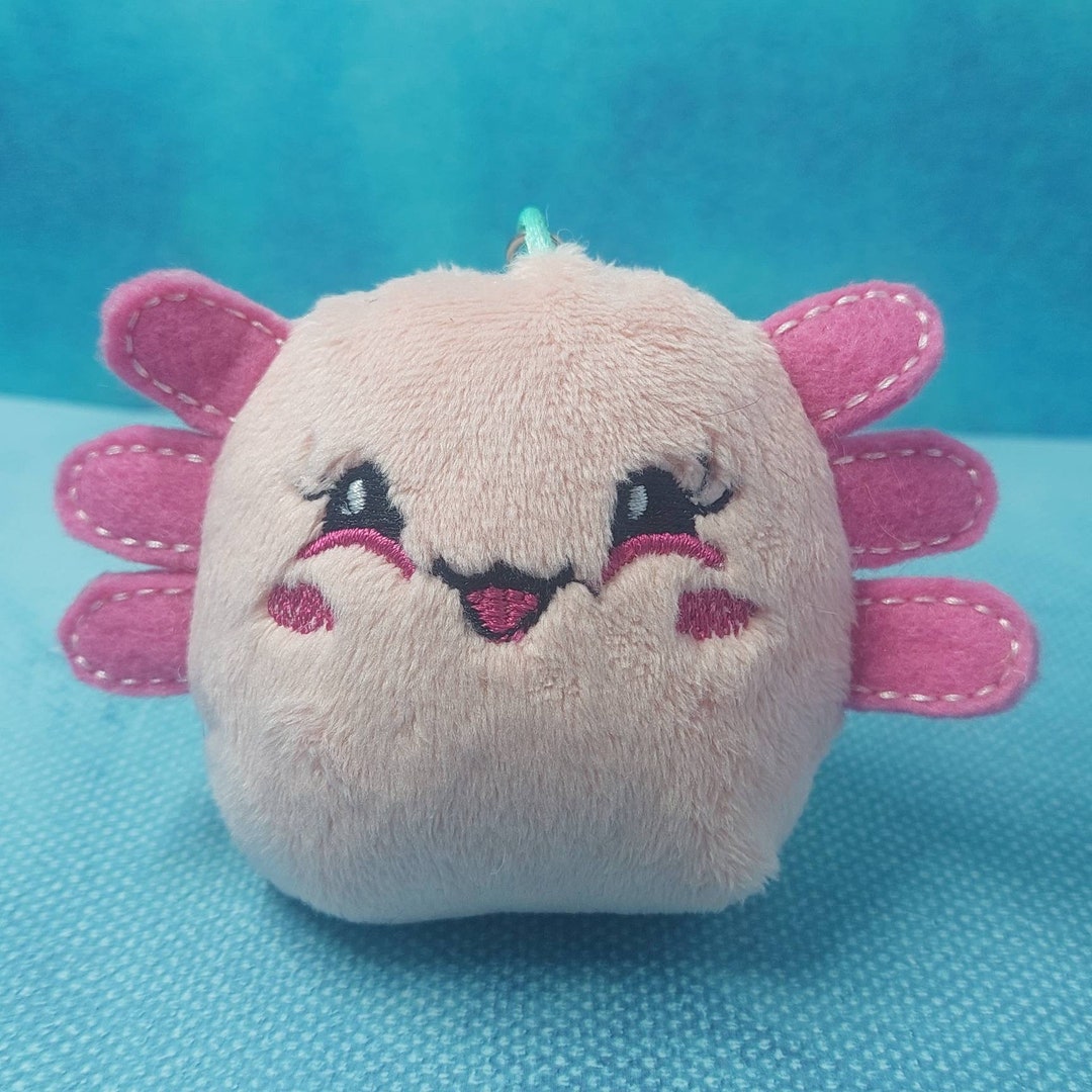 Chunky Axolotl Mini Plush/keychain/backpack Charm - Etsy
