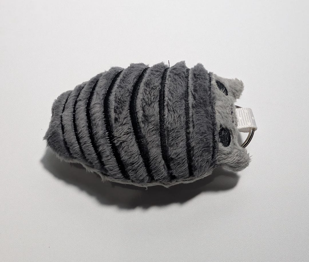 Adorable Plush Isopod Keychain - Etsy