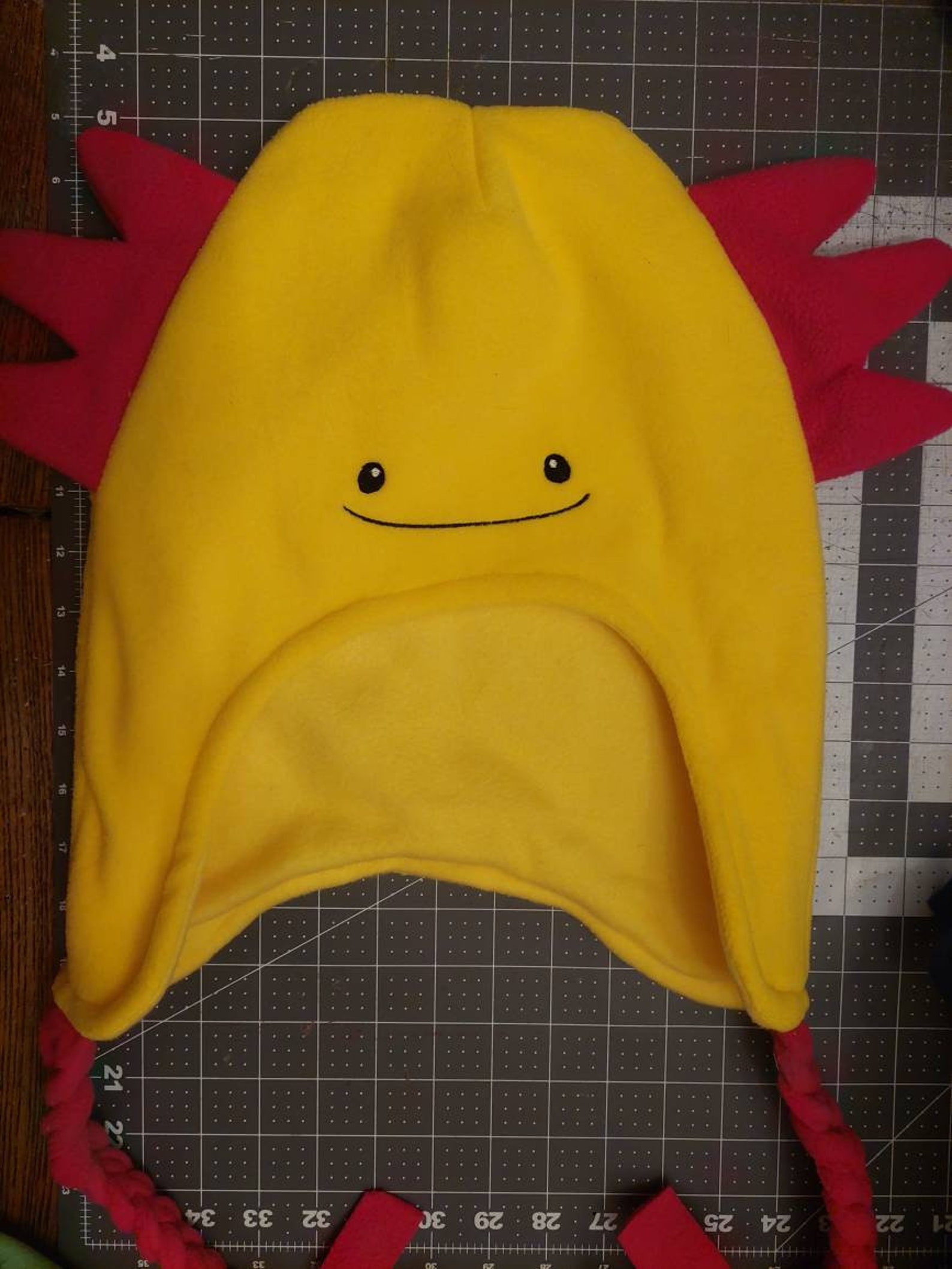 Fleece Axolotl Hat With or Without Braids | Etsy