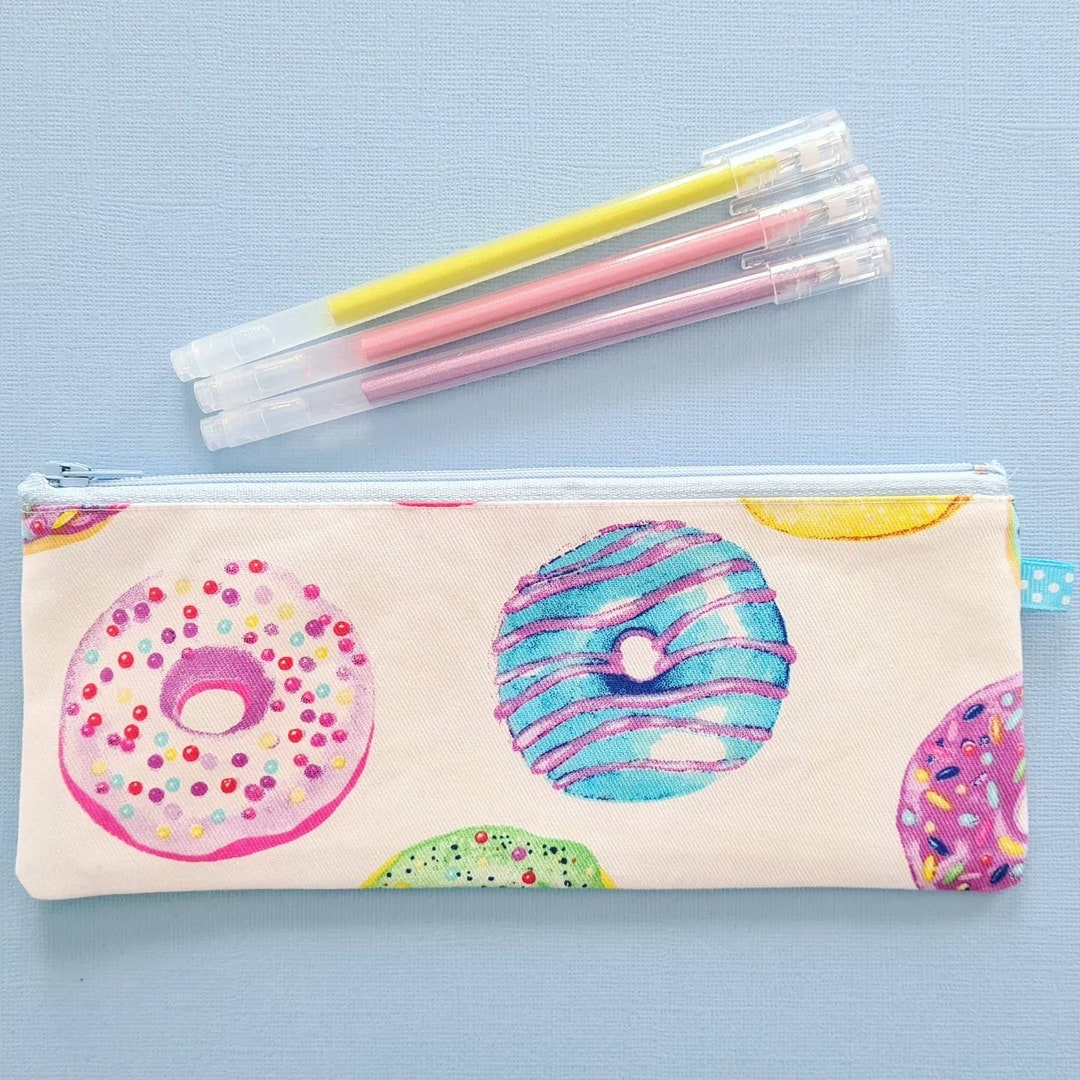 Slim Pencil Case, Mini Pencil Case, Mini Zipper Pouch, Cutlery Pouch ...