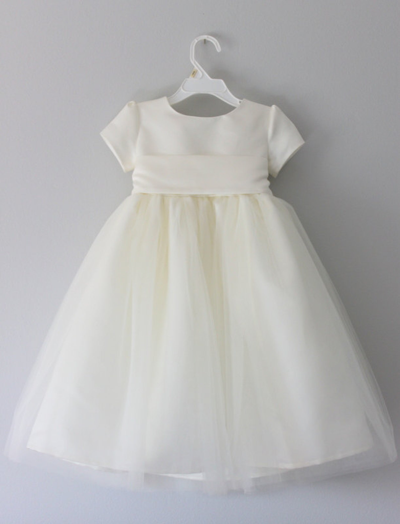 The Angela Dress: Handmade Flower Girl Dress, Tulle Dress, Wedding ...