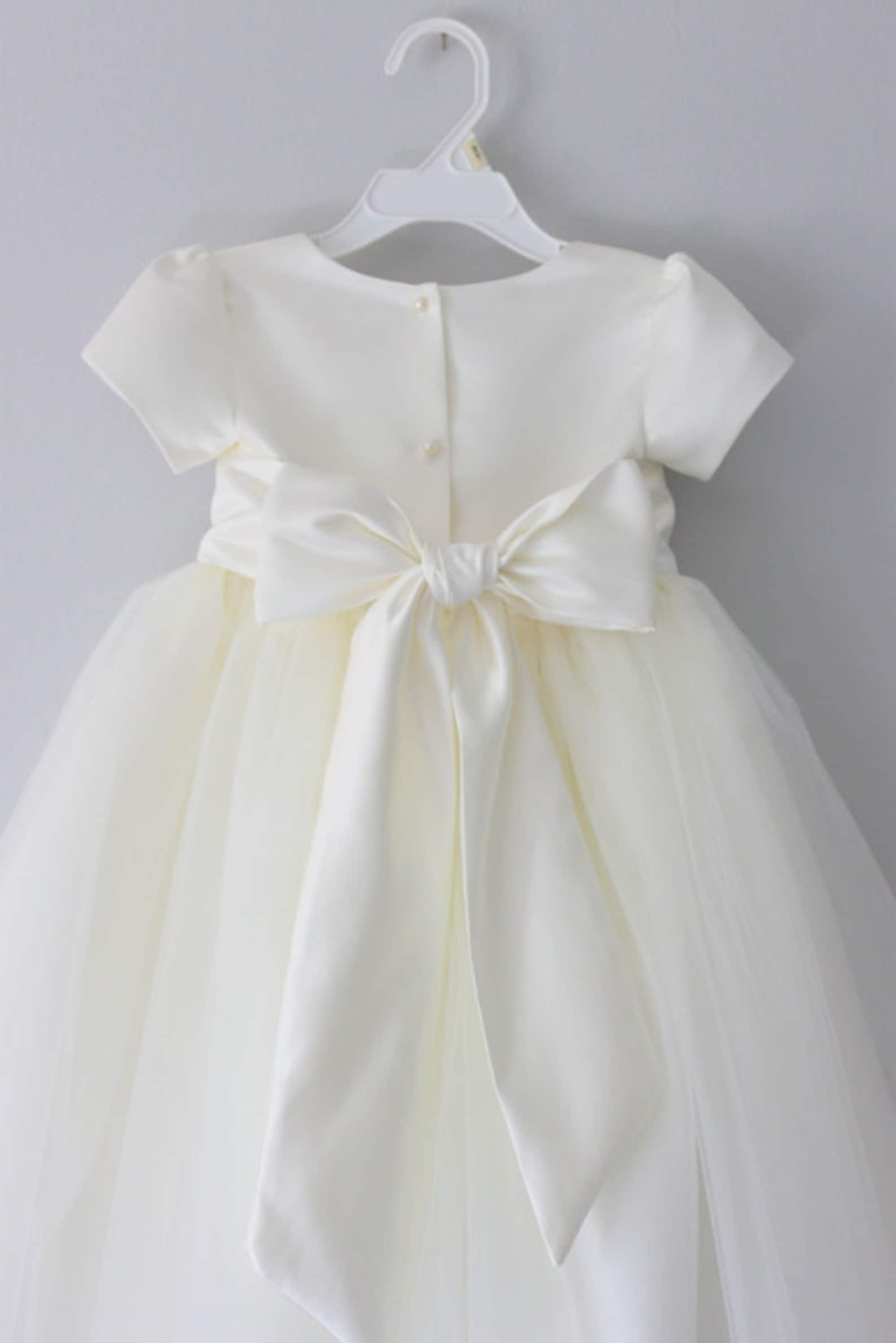 The Angela Dress: Handmade Flower Girl Dress, Tulle Dress, Wedding ...