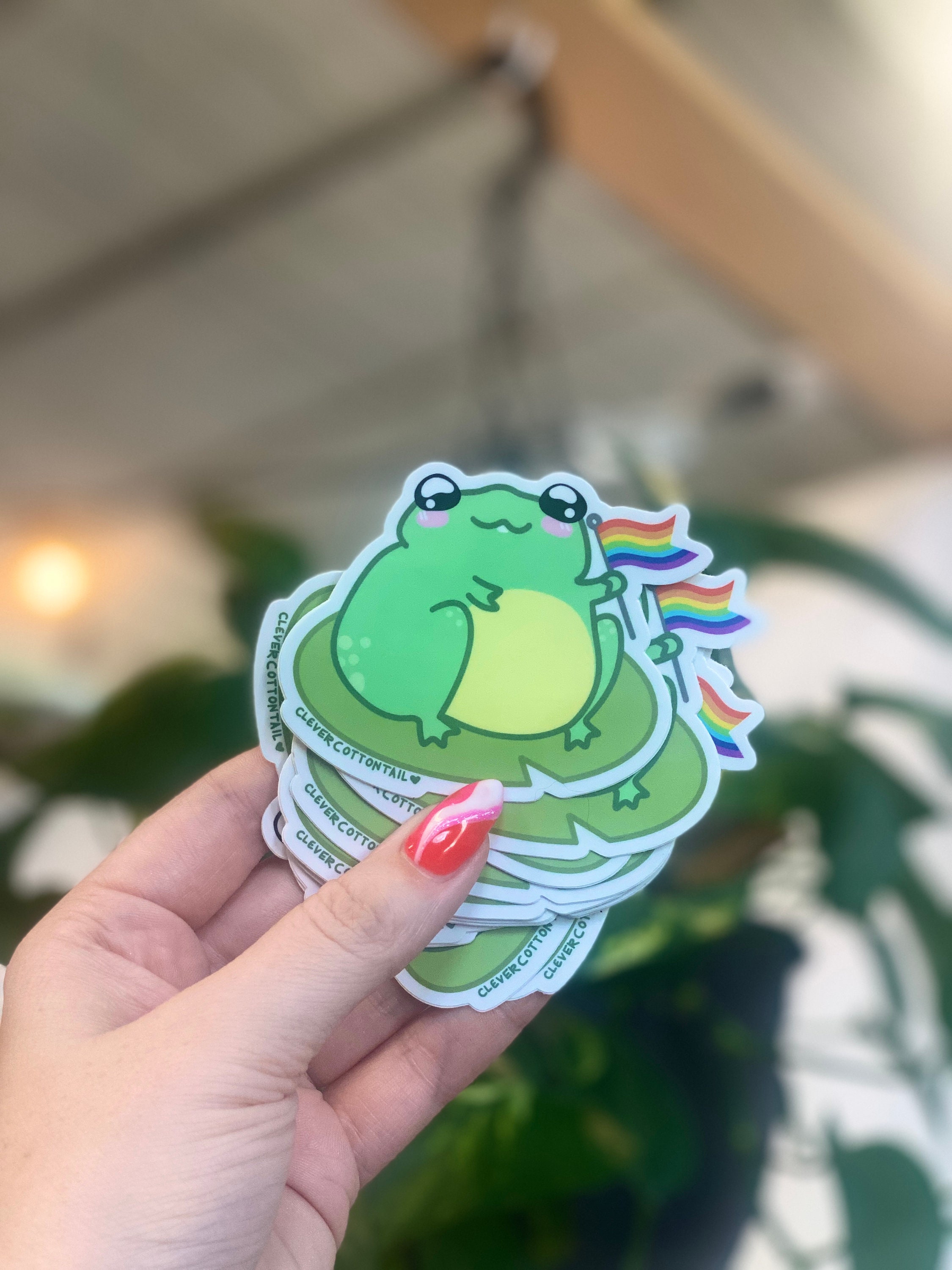 Gay Frog Sticker / Pride Sticker - Etsy