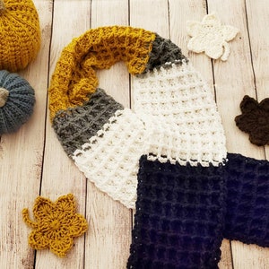 The Awfully Wonderful Waffle Scarf PATTERN - Instant PDF Download ...