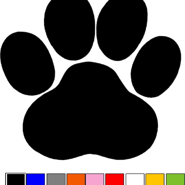 Paw Print Vinyl - Etsy