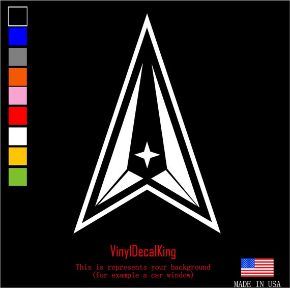 New United States Space Force Decal Die Cut Vinyl Multiple | Etsy