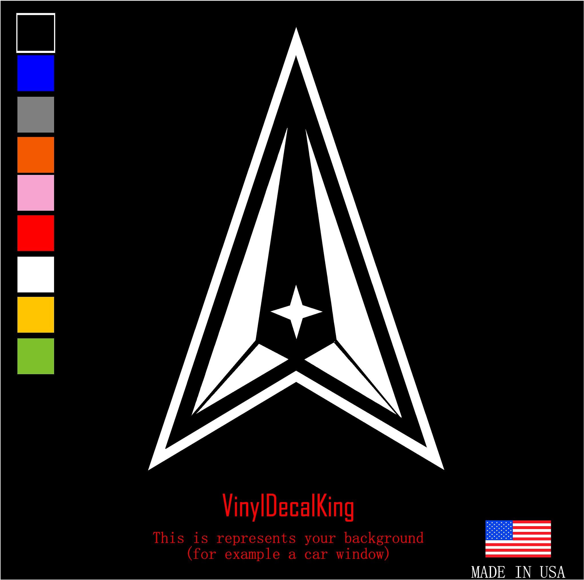 New United States Space Force Decal Die Cut Vinyl Multiple Sizes ...