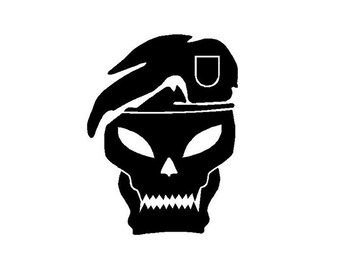 Special forces skull | Etsy