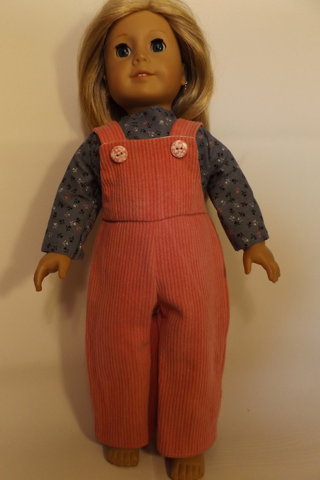18 Doll Pink Bib Overalls 18 Doll Pink Bibs - Etsy Singapore