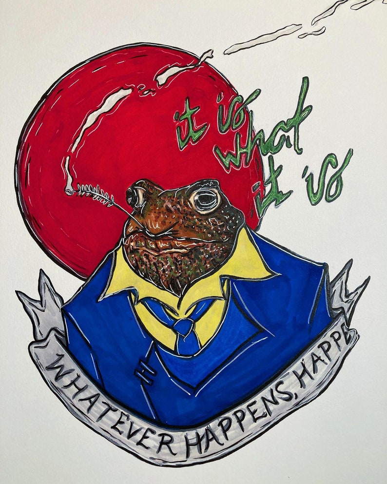 Cowboy Samurai Toad Sticker - Etsy