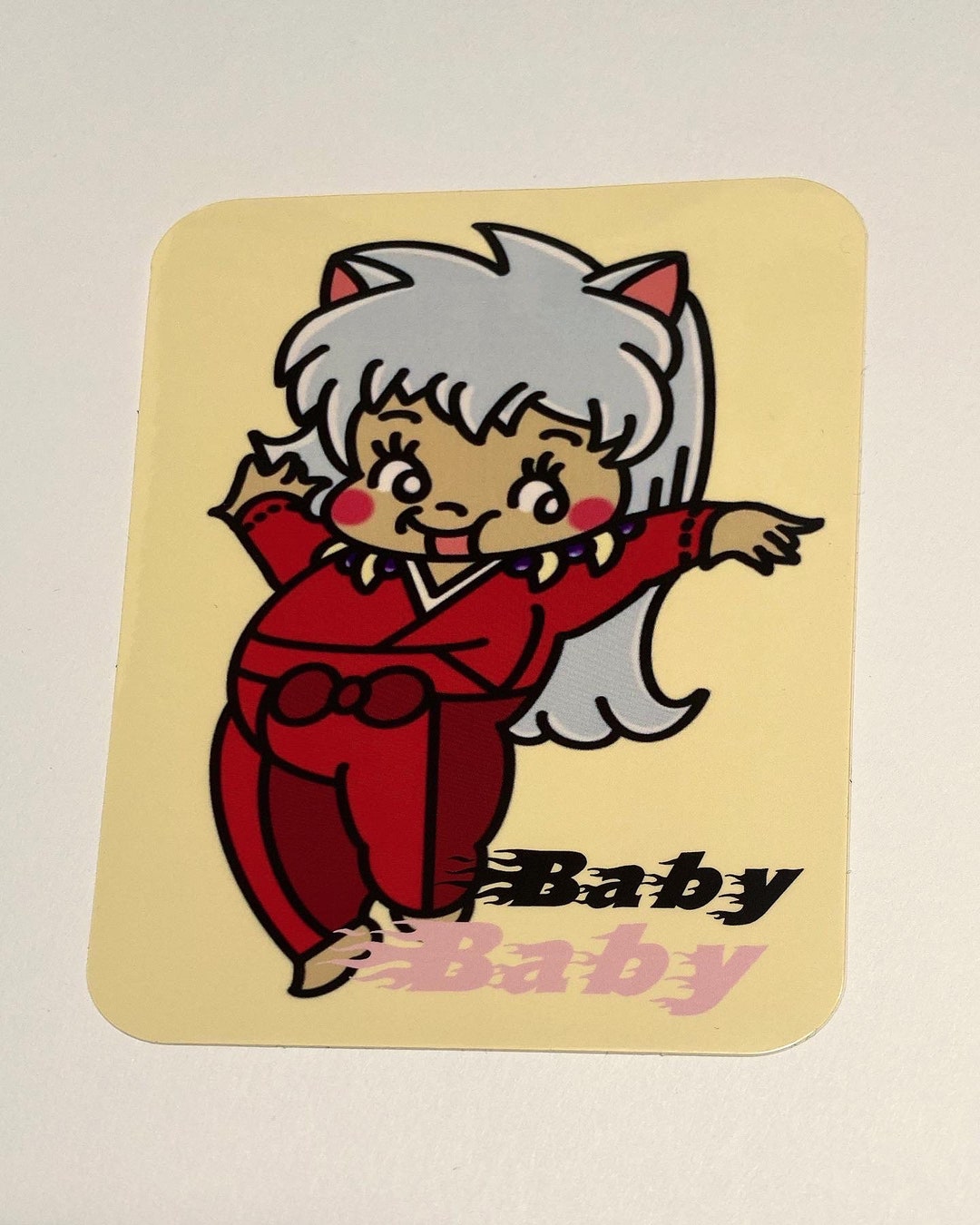 Baby yasha Vinyl Sticker - Etsy