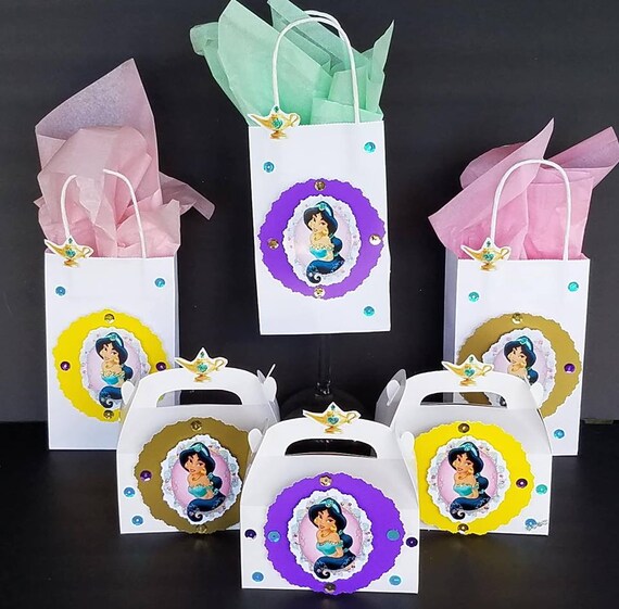 Jasmine INSPIRED Bags & Boxes Disney Princess Birthday Party - Etsy