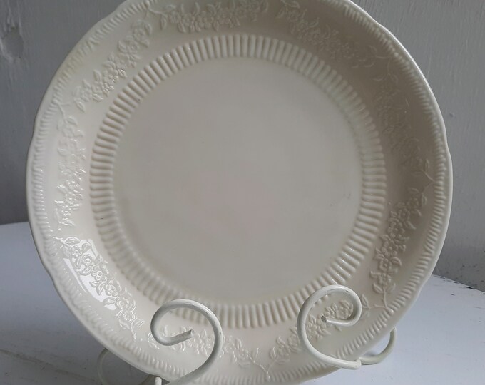 Alice Ivory Dinner Plate by Anchor Hocking - Etsy